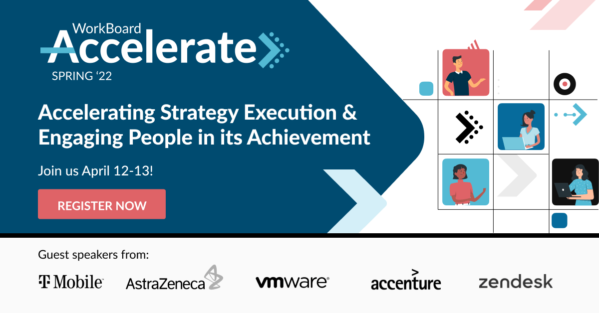 Accelerate Spring 2022 | Strategy Execution & OKR Conference | WorkBoard