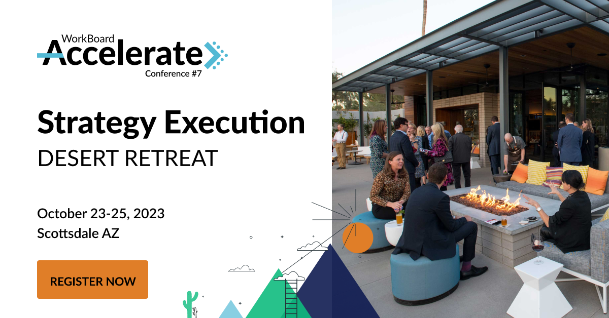 Accelerate 2023 Strategy Execution And Okr Conference Workboard