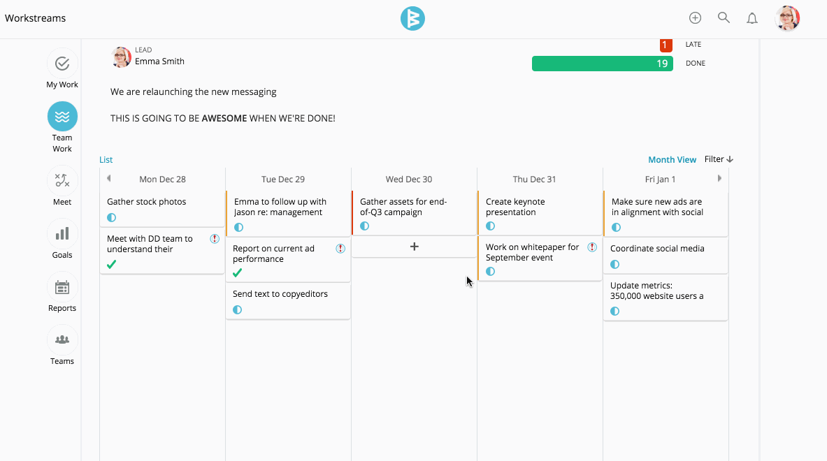 Workstreams | Workboard Resource Center