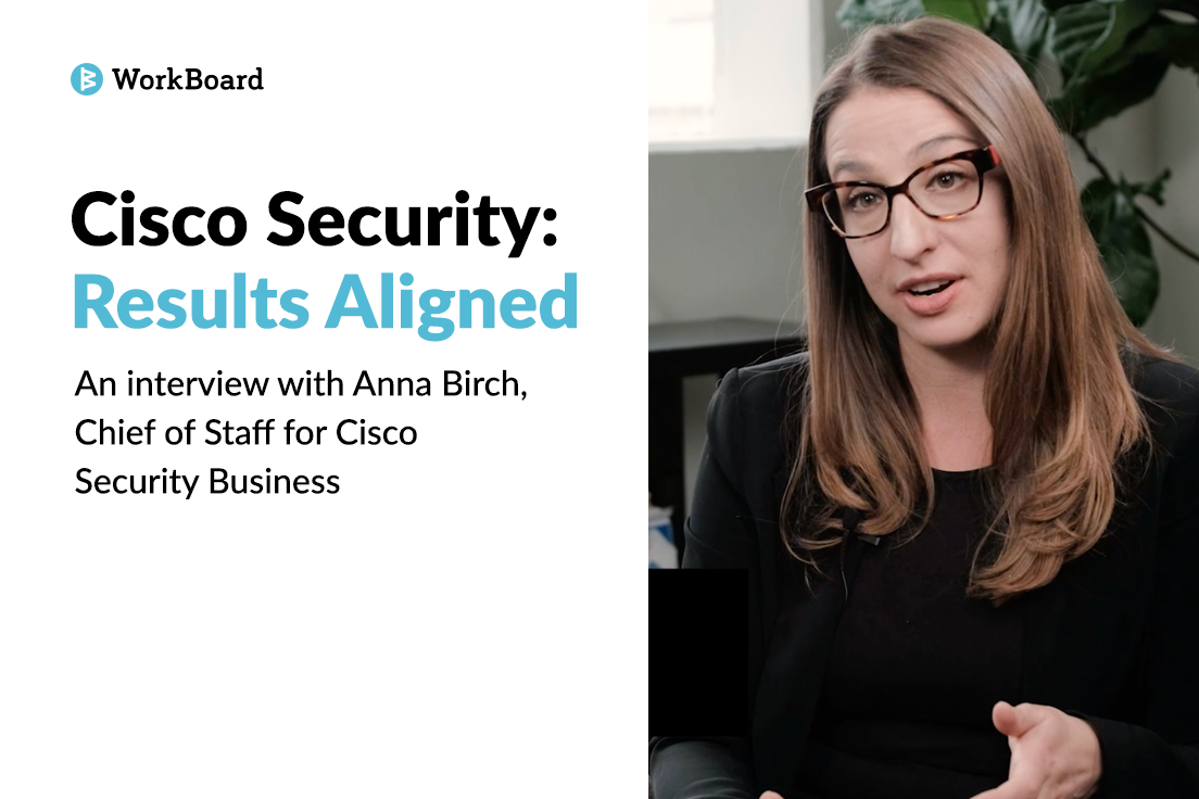 Cisco Security: Results Aligned | WorkBoard