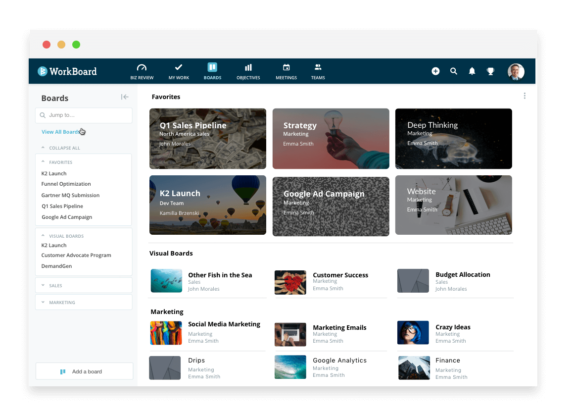 Enterprise Results Management & OKRs for Fast Growth | WorkBoard
