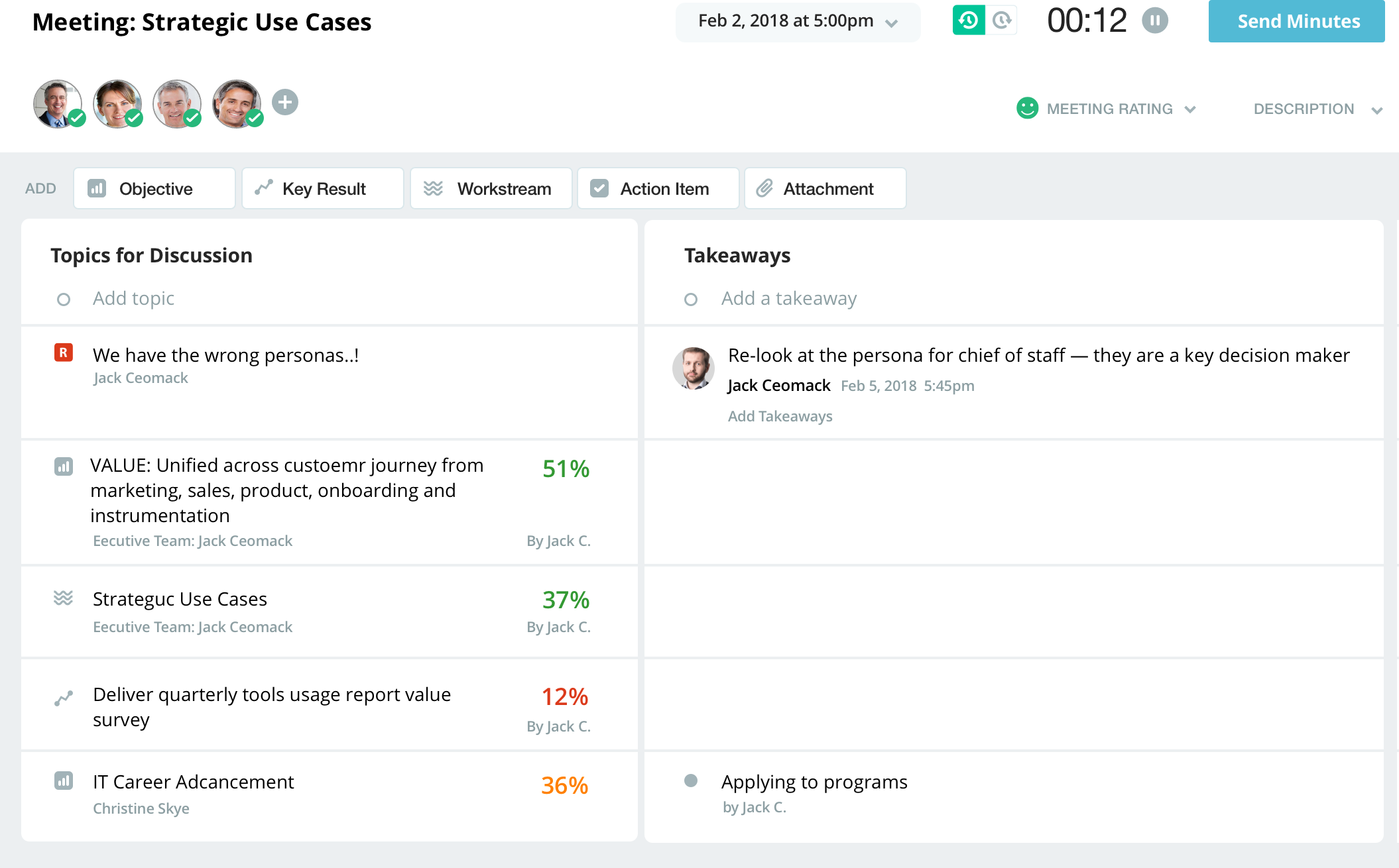 Enterprise OKR Software | Workboard