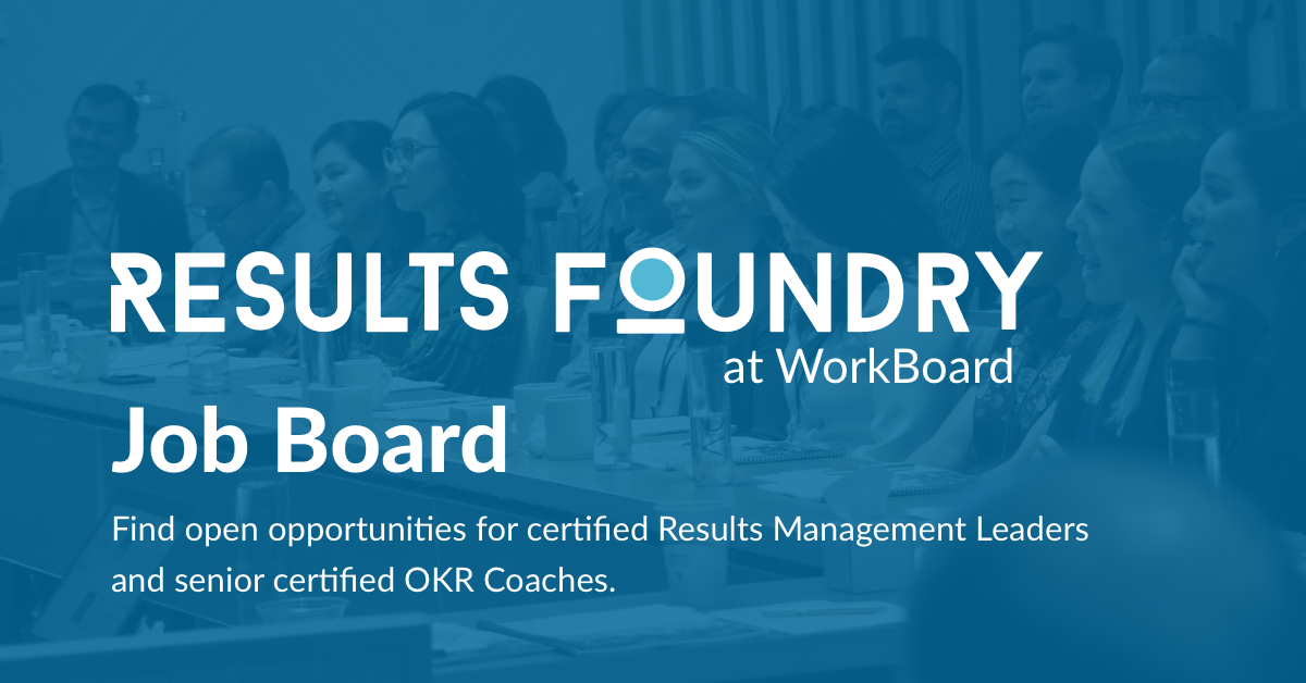 Results Foundry at WorkBoard | Job Board