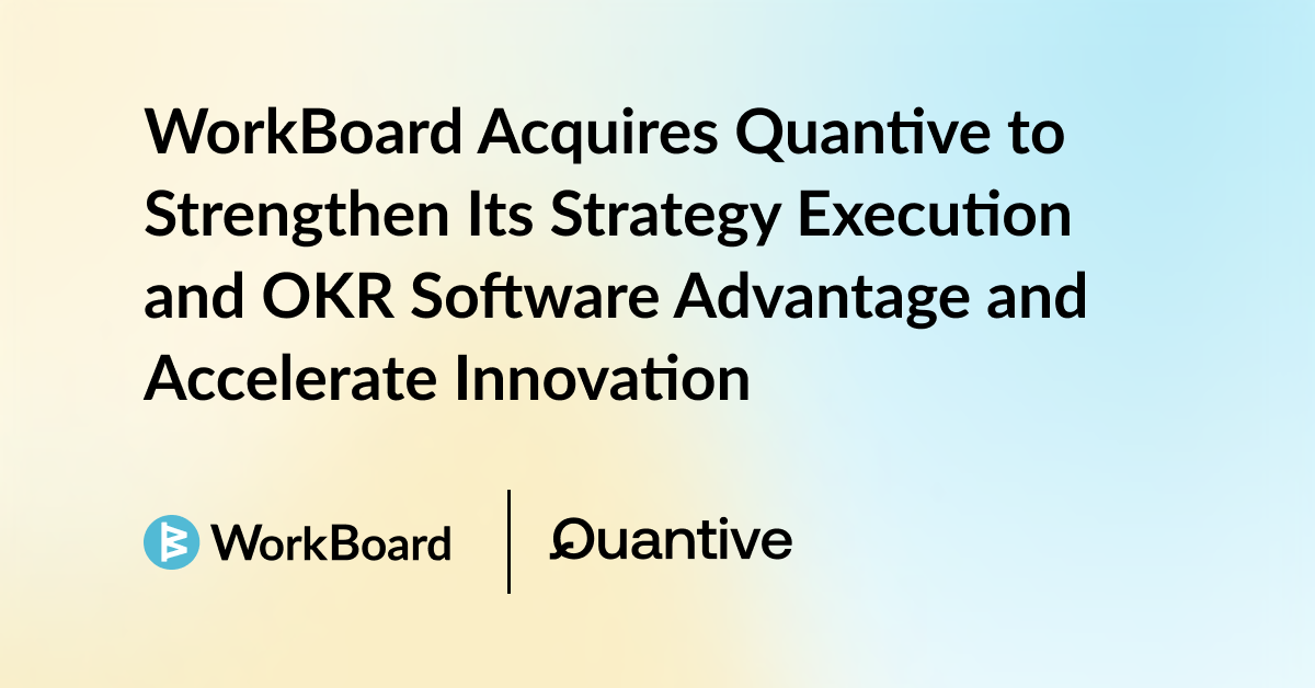 WorkBoard Acquires Quantive